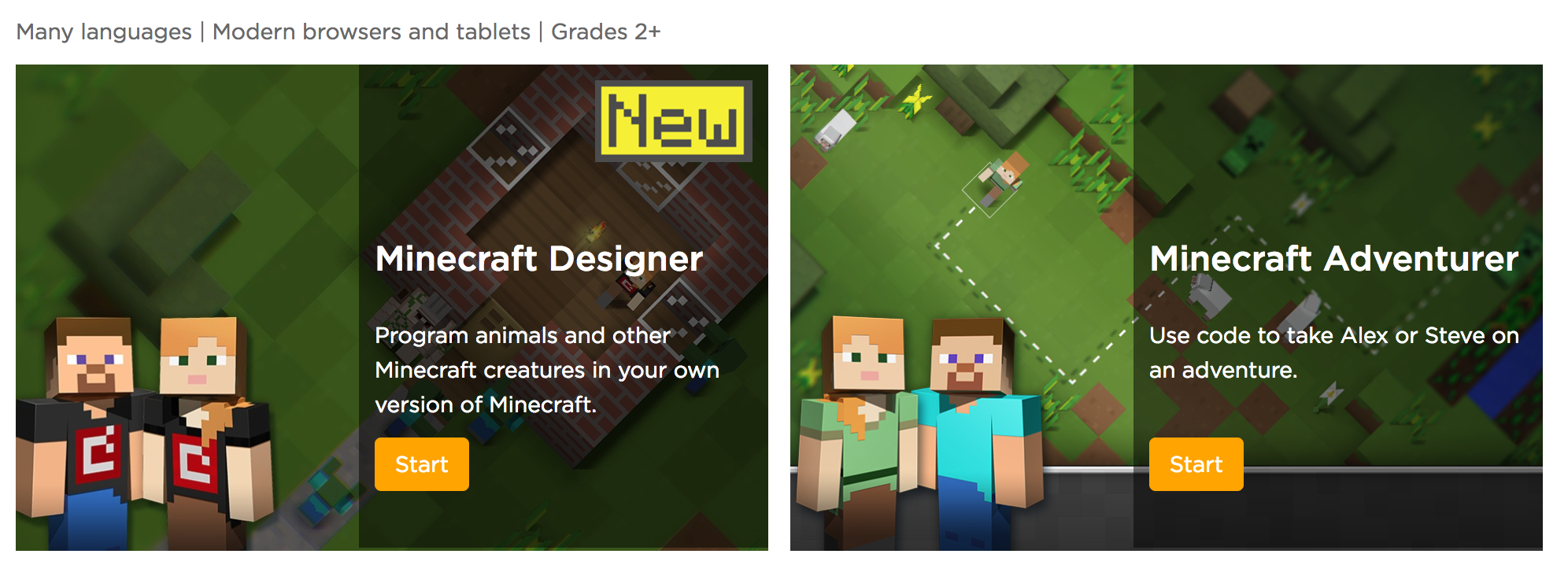 Minecraft by Code.org - Support sCoolEDU